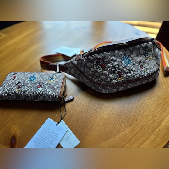 Coach | Bags | Coach Disney Fanny Pack And Wallet New With Tags See ...